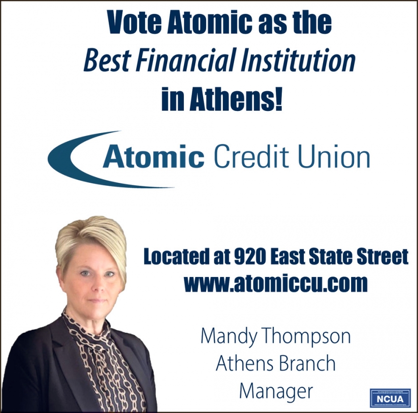 Best Financial Institution, Atomic Credit Union, Piketon, OH